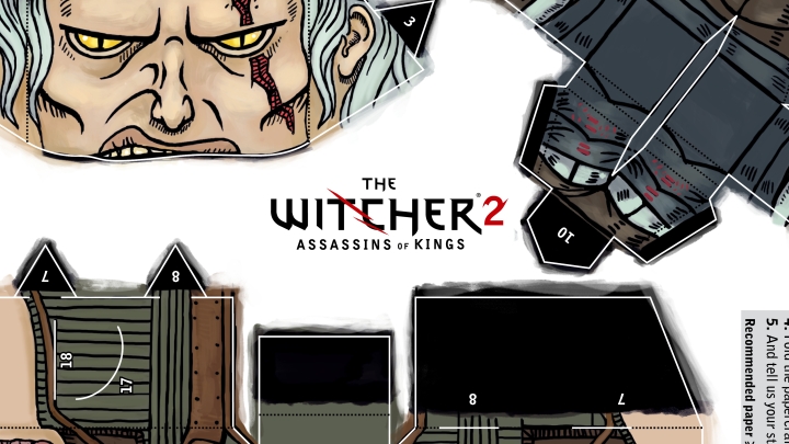 The Witcher 2 – Papercraft | Stranger's Weblog